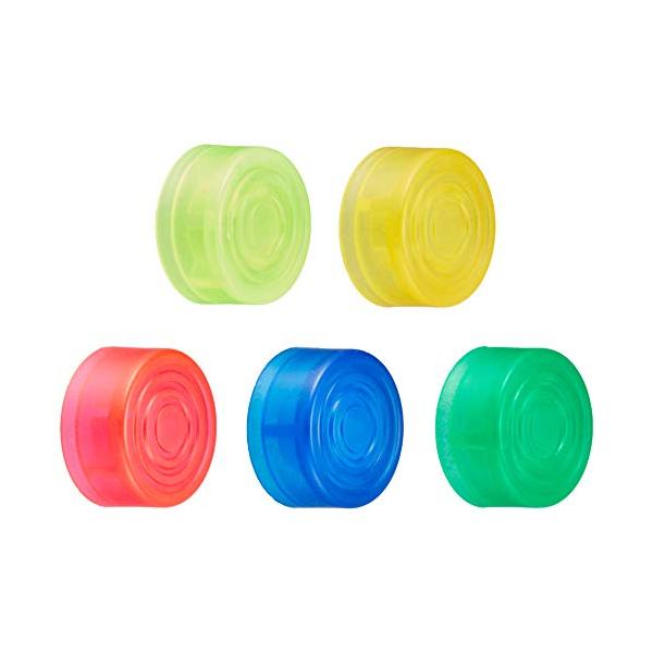 エフェクタースイッチハット 蓄光タイプ （5コ入りパック）※ 蓄光による発光の色や明るさ、持続時間はカラーによって異なります。※ スイッチの形状によっては取付けができない場合があります。※ 製造の工程上、スリキズや塗装ムラが生じる場合があります。