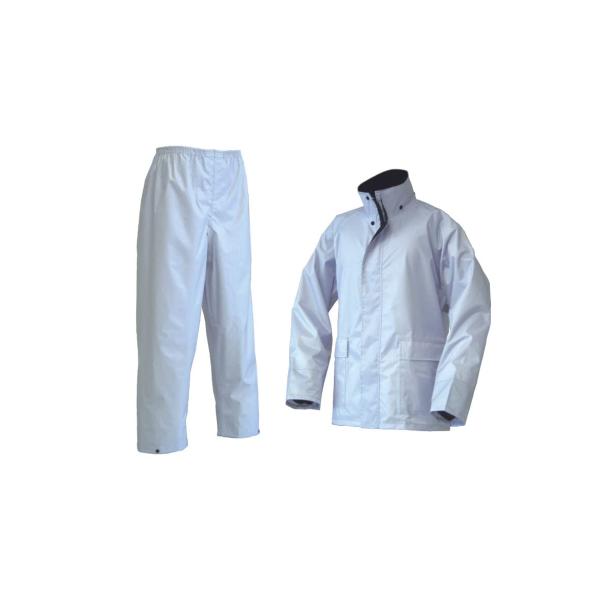 多目的・高品質レインウェア・ハードなレインシーンでも信頼の防水性を発揮・耐水圧20000mm以上で安心のハイスペック・ベタつき防止の総裏メッシュ・ゆったりサイズで着心地抜群・ズボン裾ボタン調節・透明シールド付フード・ダブル袖口構造・背中に再...