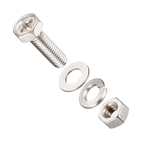 ■さびにくいステンレス製  ・サイズ:6φ×20mm ピッチ1mm・材質:ステンレス 【内容物】・ステンレスボルトセット:4セット