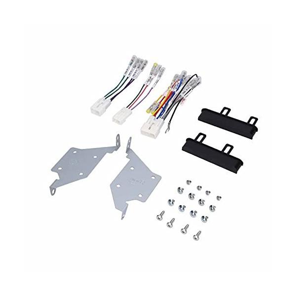 ■ダイハツ車へ市販のカーオーディオ・ナビゲーションの取り付けに■必要な部材がセットされ、簡単・キレイ・スピーディーな取り付けが可能【内容物】・ワイドパネル(L・R):各1個・ブラケット(L・R):各1個・オーディオハーネス(10P):1個・...