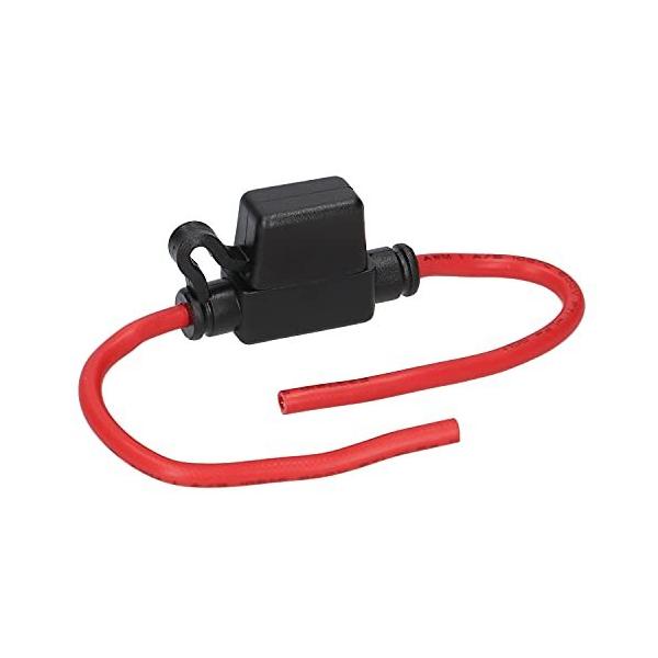 ◆電装品の保護に ・使用可能電力: DC12V車360W以下 DC24V車720W以下・許容電流:30A(MAX)・コードサイズ:3sq相当×約9cm・適合ヒューズ:ミニ平型 ※ヒューズは別途お買い求め下さい。 【内容物】・ミニ平型ヒューズ...