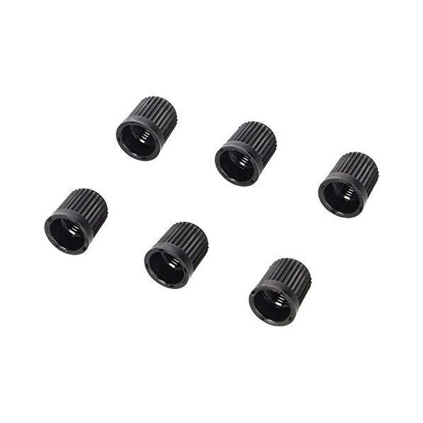 ◆バルブキャップの交換・スペアに ◆バルブコアの汚れ防止に ・ねじ規格:JIS D 4207(自動車タイヤネジ8V1)・サイズ:約φ10.5×13mm・材質:ポリプロピレン 【内容物】・エアバルブキャップ×6