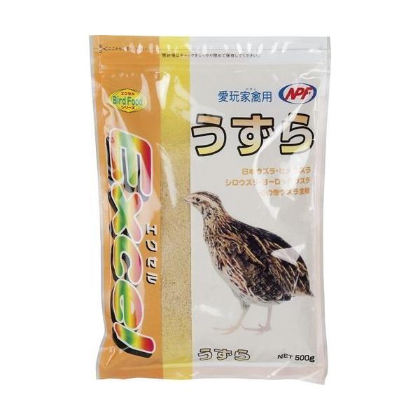 うずらが必要とする栄養素がバランスよく配合されています。うずらのために作られたうずら専用フードです。内容量：500g原材料とうもろこし、大豆油かす、コーングルテンミール、魚粉、米ぬか、（ふすま）、炭酸カルシウム、りん酸カルシウム、食塩、パプ...