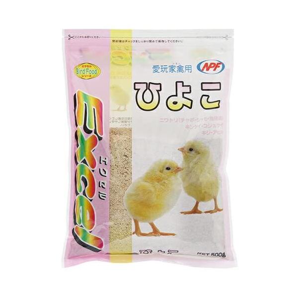 ひよこが必要とする栄養素がバランスよく配合されています。ニワトリ、キンケイ、コジュケイ、キジ、アヒルなどのヒナの育成に。内容量：500g原材料とうもろこし、小麦粉、マイロ、大豆油かす、（コーングルテンミール）、魚粉、（ポーク・チキン原料混合...