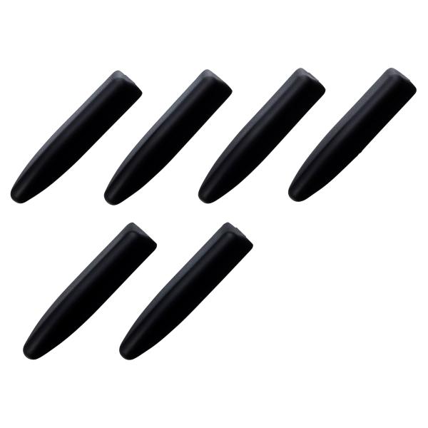 エアロフィンデザインのプロテクター（スクエアタイプ）スタイルを崩さないコンパクトなデザイン（ブラック）３Ｍ製強力両面テープ１０枚付属（本体６個１セット）