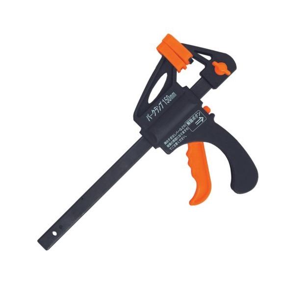 締め付け巾:約150mm広げ巾:約310mmアゴの深さ:約60mm用途:プラモデルなどの組立、ボンドなどの接着剤などの固定用