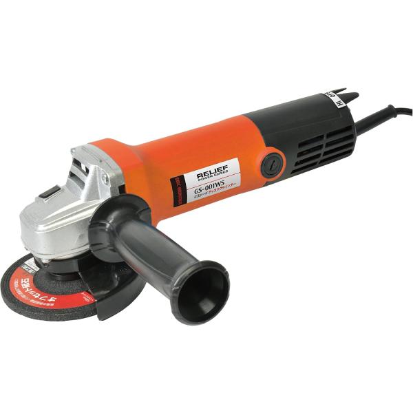 本体寸法:280×115×95mm、オフセット砥石/外径100mm×内径15mm×厚6mm、コード/2芯 1.8m質量:1.55kg(コード・安全カバー含む)電源:AC100V 50/60Hz電流:50Hz/低4.4A 高6.0A、60Hz...