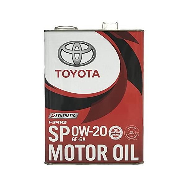 TOYOTA純正モーターオイル SP 0W-20 4L 08880-13205