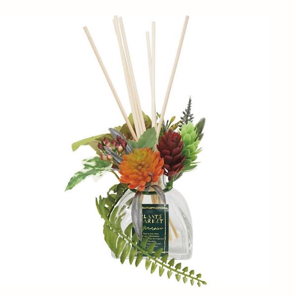 アーティフィシャルフラワーをベースにしたアロマデュフューザーが入荷致しました。オールシーズンでお部屋のインテリアをお楽しみ頂ける多肉植物のアーティフィシャルフラワーアレンジ♪引っ越し祝いや誕生日プレゼントなどのギフトにもオススメです。デュフ...