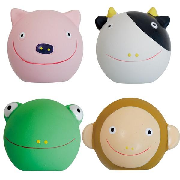 噛み心地の良いラテックス製のおもちゃです。ちょうどくわえやすい大きさで、押したり噛んだりするとチューと鳴ります。ハミハミしたり、転がしてジャレたりして遊んで下さい。※鳴き笛が鳴らなくなることもあります。水遊び後は十分に乾かして下さい。