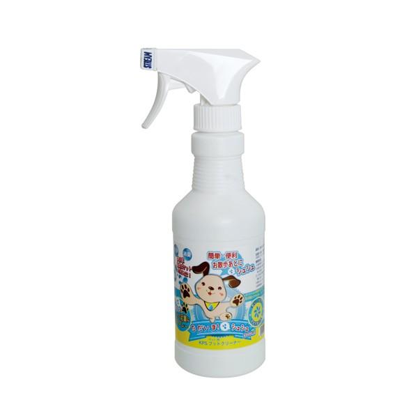 足の裏にスプレーしてサッとひと拭きするだけで、ワンちゃん・人・環境にやさしいアルカリ電解水が、またたく間に油脂分とタンパク質を分解(^^)vグレープフルーツ種子抽出物パワーで、除菌効果アップ！すすぎ洗いは不要。さっとひと拭きするだけで、除菌...