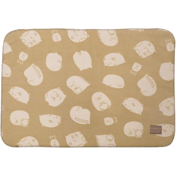 人気のオパール加工を施したブランケット。オパール加工でキャラクターの柄を凹凸感で表現しました。表はファータッチのなめらかな素材、裏はもこもこのボアを使用することでぬくもりのある仕上がりに。ひざ掛けや肩にちょっと羽織るのにちょうど良いサイズ感...