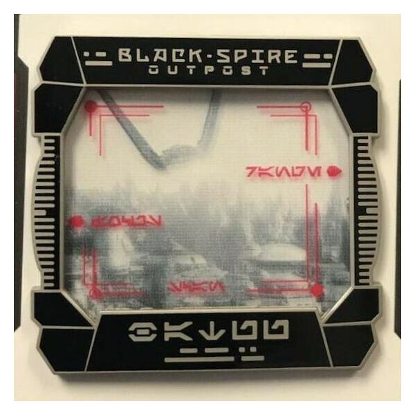 スターウォーズ：ギャラクシーズ・エッジ ブラック・スパイア・アウトポスト　カイロ・レインのコマンドシャトル　ピン1500個限定DL（ディズニーランド） USA 2019年6月20日リリース縦4.2cm　台紙あり　新品カリフォルニア・州アナハ...