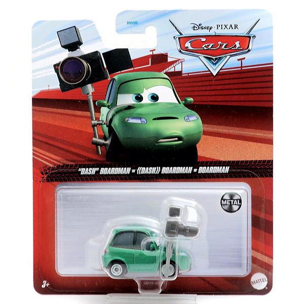 カーズダッシュ・ボードマン（Dash Boardman）マテル社　USA　2022年ダイキャスト製車：約高4×横5.3cmパッケージ：16×14×4.3cm未開封　新品