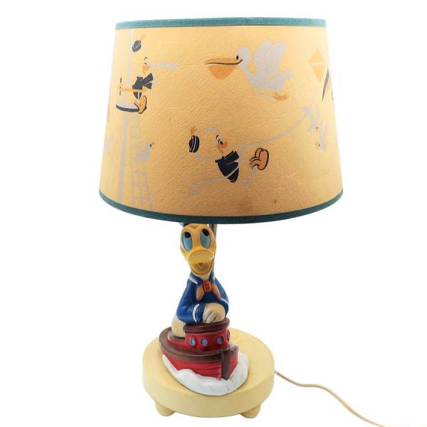 ドナルドヴィンテージ電気スタンドUnderwriters Laboratories社USA製高約40cm（シェードセットして）状態良好ドナルド内にも電気が点きます。長年ディスプレイされていましたので変色や色褪せはあります。シェードには多少キ...