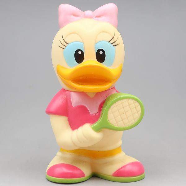 デイジー三菱銀行貯金箱（テニス）1980年代後半〜1990年代前半プラスチック製高10cm　USED