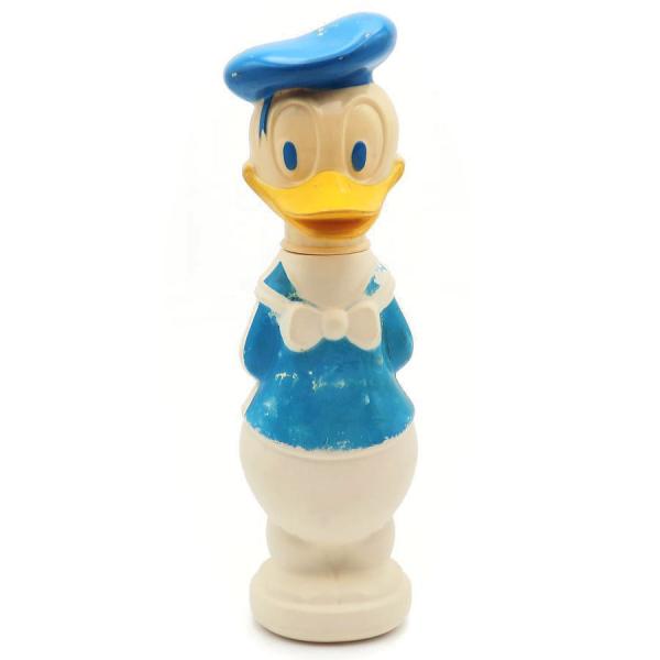 ドナルドSOAKY　バブルバスボトルCOLGATE-PALMOLIVE社1970年代プラスチック製高24.5cm　状態良好経年により色焼けはあります。