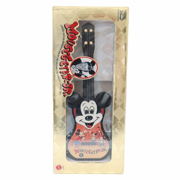 ミッキーマウスクラブマウスギターJr.マテル社　1998年手回しオルゴール曲：MICKEY MOUSEプラスチック製ギター：約35cm箱：42×18.2×4.5cm未開封マテルが1957年にリリースした物を1998年に再リリースしました。マ...