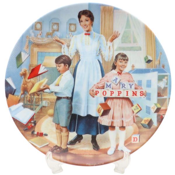 メリー・ポピンズKnowlesプレート"A Spoonful of Sugar"個別番号入りKnowles社　1989年陶器製　証明書あり直径21.5cm　箱あり　状態良好シリーズ第2弾です。皿立ては撮影用のため付属していません。