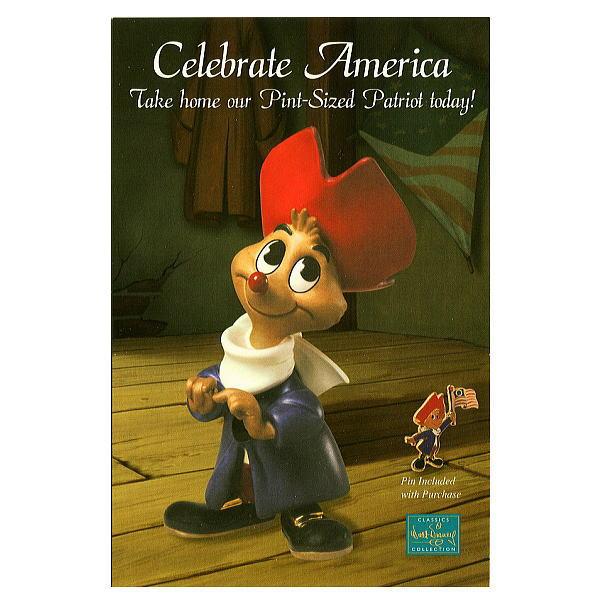 アモス・マウスWDCCポストカード15.3×10.2cm新品【ポストカード複数枚ご注文の場合】郵便での発送の場合、目安として約15×10cmサイズのポストカードは3-4枚を定形50g郵送料でお送りできます。サイズが違います場合は郵送料は変わ...