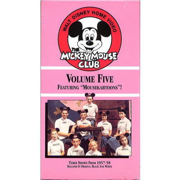 50％off！　在庫セール2,600円（税込2,860円）を1,300円（税込1,430円）に！VHSビデオミッキー・マウス・クラブVol.5USA版　モノクロ　66分新品　シールド1950年代のディズニーテレビシリーズ「ミッキーマウス・ク...