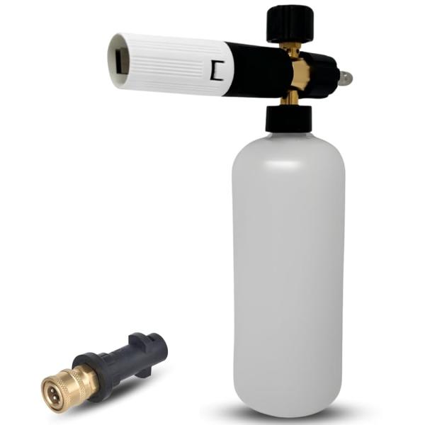 「商品情報」「主な仕様」【快適おうち洗車】ケルヒャーに対応の泡モコフォームガン！プロのような泡モコ洗浄で、洗車がより楽しくなります。【フォームガンEX】まるでプロのような泡モコ洗浄。大量の泡がクセになり、洗車がより楽しくなります。【必要十分...