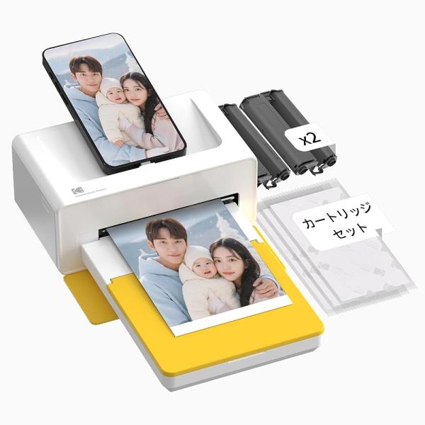 「商品情報」「主な仕様」Kodak Dock Plus ホームプリンターBluetooth・充電の2In1特許技術の4PASS印刷2種類のプリントタイプKODAK専用アプリ