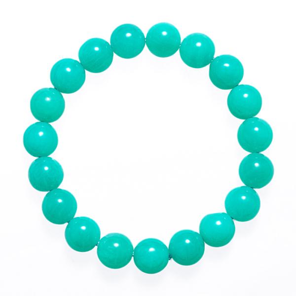 アマゾナイト ブレスレット 天河石 amazonite ホープストーン 微斜長石 マイクロクリン microcline パワーストーン 天然石 モザンビーク ブレスレット アマゾナイト AA （モザンビーク産）を通信販売。日本屈指のパワース...