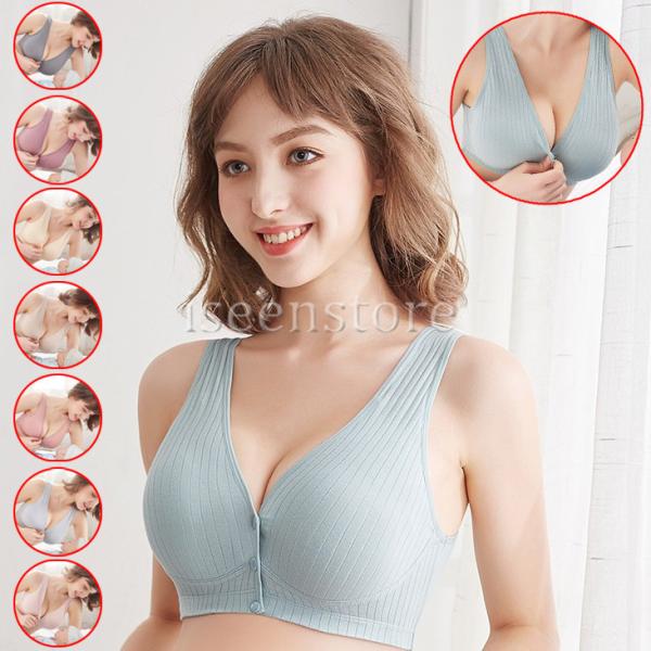 ●商品特徴・素材:・前開き ブラジャー は フロントホック ノンワイヤー なので 授乳 ブラ に 乳がん 入院準備 手術後 診察 にオススメです。・綿生地 インナー レディース タンクトップ カップ付き 授乳ブラ。・フロントホックブラジャー...