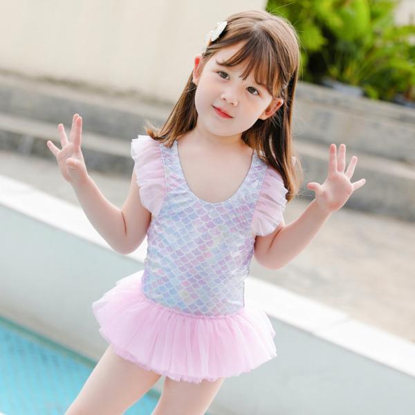 キッズ 水着 女の子 水着 オールインワン 子ども ワンピース水着 動きやすい フリル 女児 水泳 海 プール スイミング スイムウェア 幼稚園 保育園 80〜140ｃｍ 小学生 子供水着●素材：ポリエステル、ポリウレタン●サイズ：M  お...