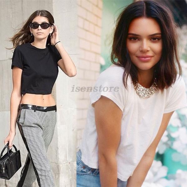 カットソー  Tシャツ レディース 半袖 ショート丈 へそ出し トップス セクシー ゆったり 夏 スポーツ ダンス衣装 きれいめ おしゃれ フィット  薄手 通勤 着まわし シンプル20代 30代 40代 体型カバー素材 :コットン、ポリエ...