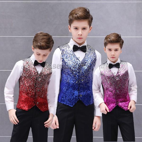 素材 :ポリエステル内容品：ベスト単品詳細サイズ(cm) :着丈/バスト/肩幅cm120  41 72 26130  43 76 28140  45 80 30150  47 85 32160  50 90 34★中国製●配送 ご入金確認後...