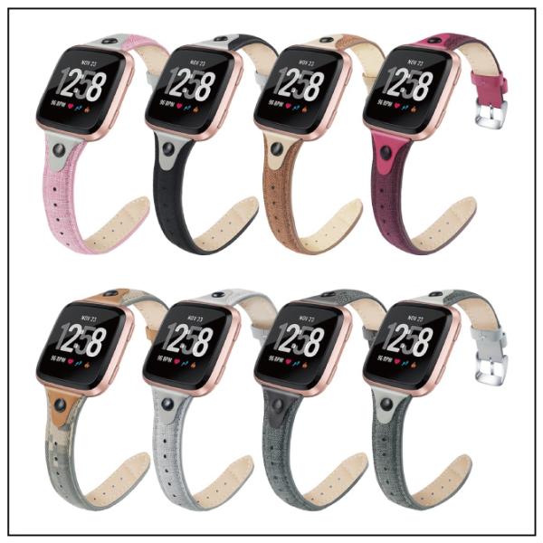 【発売日：2020年09月15日】スリム（細身）デザインでさっぱりした付け心地のFitbit Versaベルト【対応機種】・Fitbit Versa・Fitbit Versa 2・Fitbit Versa Lite【ベルトの長さ】ベルト上：...