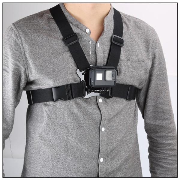 【発売日：2019年05月17日】【対応機種】・GoPro・DJI・Insta360などのアクションカメラ。【商品説明】・簡単に着けたり脱いだりできるデザインです。・頑丈で高品質のナイロン製なので、快適な撮影を提供します。・激しい運動を行っ...