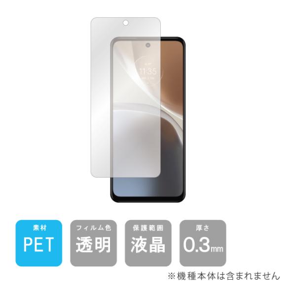 【発売日：2022年10月01日】【対応機種】moto g32 XT2235【商品内容】PET保護フィルム × 1個