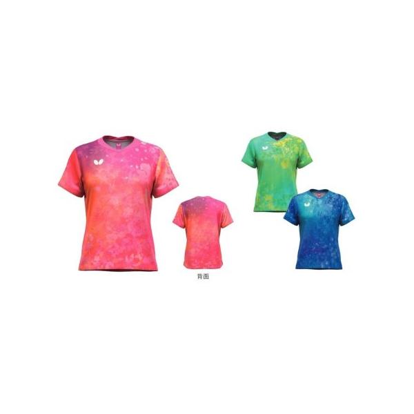 植物の柄がきめ細やかにデザインされたレディース用ゲームシャツ。カラーごとに異なる柄が描かれているのが特徴です。華やかなポジティブ・ロゼ、力みなぎるビクトリー・グリーン、爽やかなラッキー・ブルーと、それぞれの個性を際立たせます。商品名　ルイネ...