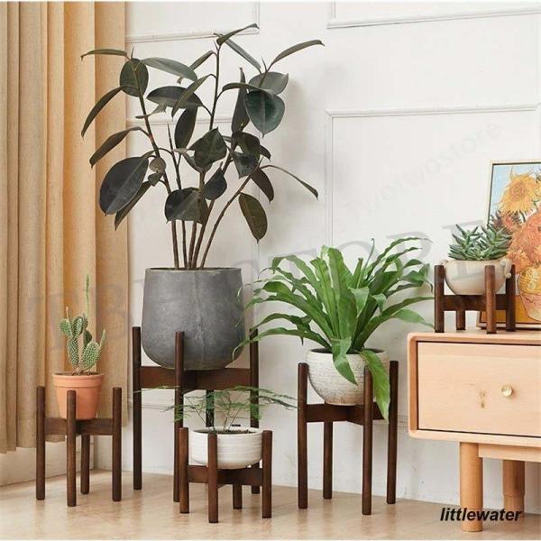 製品仕様素材：原木 、ケヤキ カラー：ナチュラル、 ブラウンサイズ：18*20CM、16*28CM、21*35CM、28*42CM■おしゃれに飾る観葉植物やお花をシックにディスプレイできるフラワースタンド。エントランスやリビングなど室内の雰...
