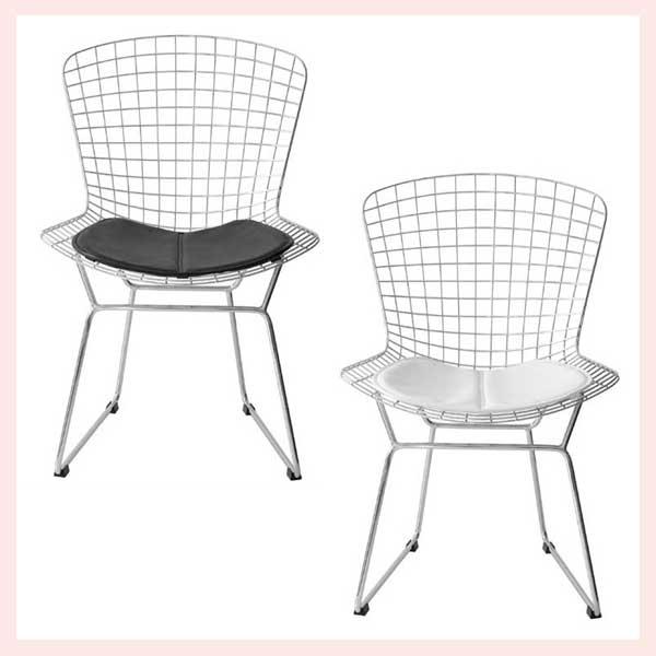 ★北海道・沖縄県・一部離島に限り通常設定と送料が異なる場合有り。その際は追って連絡します。★仕入先からお届け先宛へ直接出荷の安心スタイル。よって納品書（明細書）は基本、PDFファイルで対応します。●商品名／ハリー・ベルトイア ワイヤーチェア...