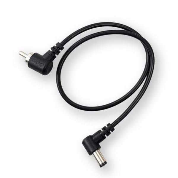 Type1のFlex Cableは黒色で、センターマイナスの5.5/2.1mm DCプラグを備えています。これは最も一般的なタイプで、BOSS規格とも呼ばれています。ほとんどの用途に対応するため、L字型プラグと10mmバレルを備えたこのフレ...