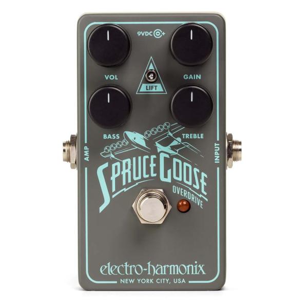 EHXのSpruce Goose Overdriveは、Bluesbreakerスタイルのオーバードライブをさらに進化させ、クリアさとダイナミックスを残したまま、スムースでリッチなドライブを実現しました。Spruce Gooseは、3つのイ...