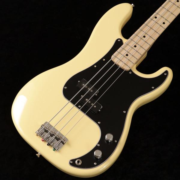 イシバシ楽器限定販売。ヴィンテージホワイトに黒PGのプレベ!現行の日本製70s Precision Bassは真っ白なArctic Whiteカラーのみですが、退色しややクリーム色がかった白を再現したVintage White(ヴィンテージ...
