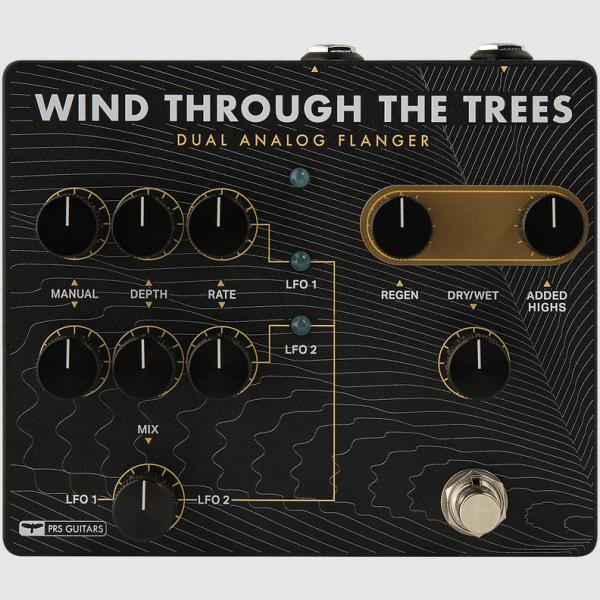 PRS Wind Through the Trees デュアル アナログ フランジャーは、絡み合うふたつのフランジャーが、木立を吹き抜ける風を連想させるサウンドを生み出すことから名付けられました。本機は、空気感のある倍音や複雑に絡みあうサウ...