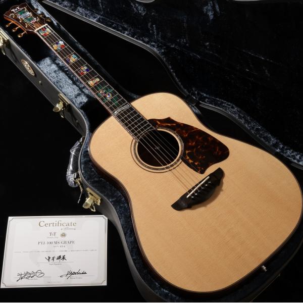 伝説のフォークデュオ"グレープ"デビュー50周年記念モデルさだまさし・吉田政美による伝説のフォークデュオ"グレープ"デビュー50周年記念モデル。テリー中本が手掛ける特別仕様のPTJ-100限定入荷。さだまさし・吉田政美による伝説のフォークデ...