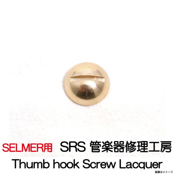 SRS管楽器修理工房  / Thumb Hook Screw Lacquer サムフックスクリュー SELMER用 【ウインドパル】