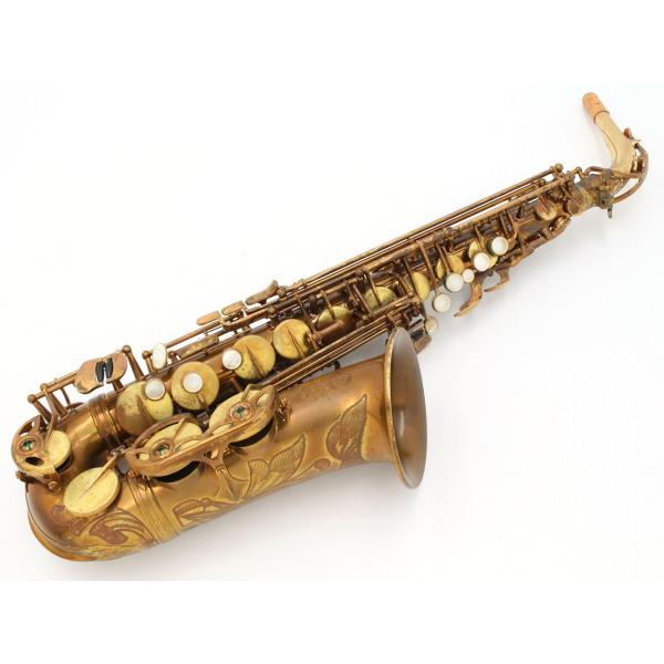 ##【ubsl】【SALE202X】## 【店長厳選中古目玉品】【値下げしました！！】セルマー アルトサックス マーク7シリアル番号M.277752　管体重量2571グラム（ネック113グラム）セルマーマーク7、HighF#key付の197...