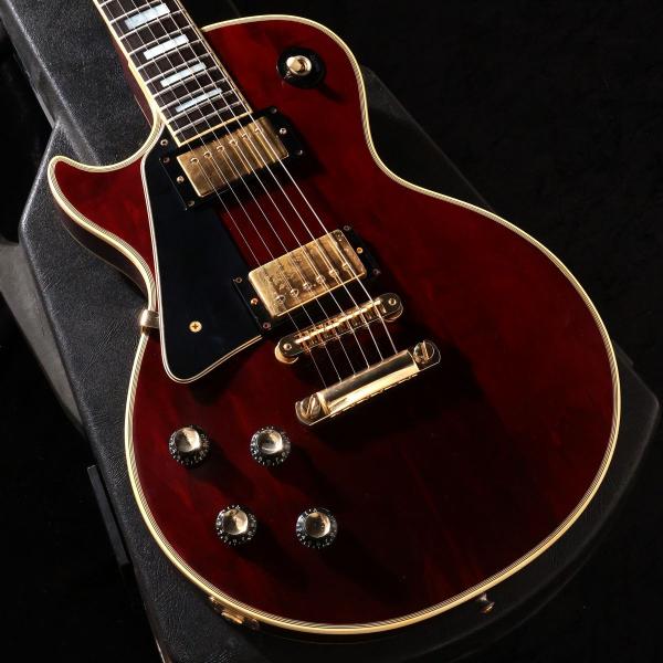 非常に貴重なレフティー仕様の1976年製Gibson Les Paul Custom Wine Redが入荷致しました！！過渡期の仕様でいわゆるパンケーキ構造のボディではないマホガニーボディにボリュート付きの3ピースメイプルネック、エボニー...