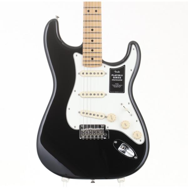 FENDER MEXICO / Player II Stratocaster Blackが中古で入荷。付属品：Fenderソフトケース、アーム、レンチ、マニュアルフレットのすり合わせ調整を行っておりますのでプレイコンディションは問題無く十分...