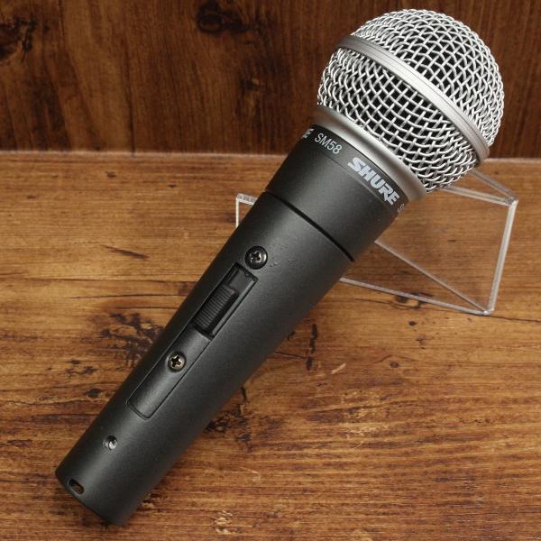 ダイナミックマイクの超定番モデルです、こちらはスイッチ付タイプ「sm58s」です。