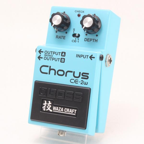 BOSS/CE-2Wの中古が入荷いたしました！世界初のコーラス・サウンドが「技 WAZA CRAFT」で甦る1976年にBOSSが世界で初めて発表したコーラス・エフェクト・ペダルCE-1。そのコーラス・サウンドを、多くのギタリストからの要望...