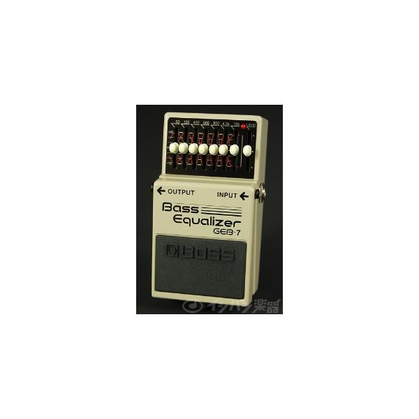 ベースの音づくりに最も効果的な周波数帯域を調整できる、7バンド・グラフィック・イコライザー。各バンドのQ（帯域幅）も低域はゆるやかに、音の決めてとなる中域は急峻に、最高域の10kHzはシェルビング・タイプを採用。徹底したベース専用設計のEQ。